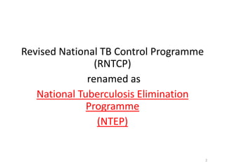 NTEP.pptx | Lung and Respiratory Health | Diseases and Conditions