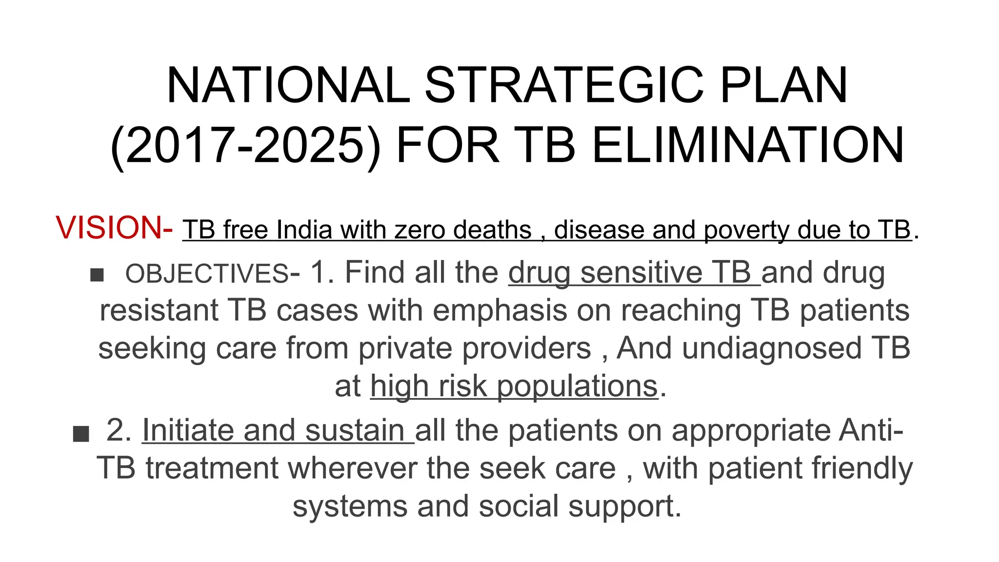 NTEP ( National TB elimination programme ) | PPTX