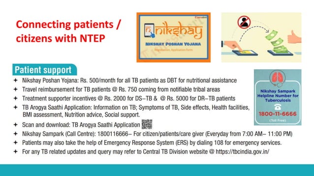 NTEP (National Tuberculosis Elimination Programme).pptx | Lung and ...