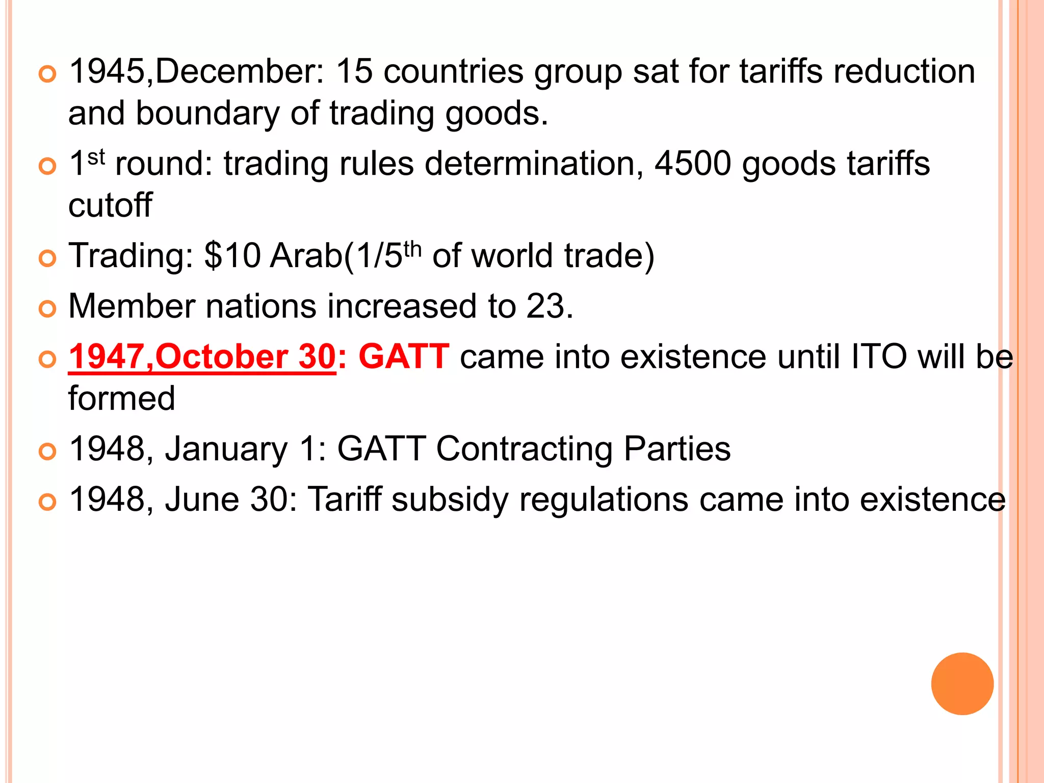GATT & WTO : History and Prospective of Nepal. | PPTX