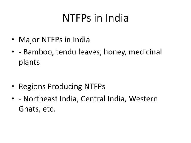 NTFP_status and in_India_Presentation.pptx