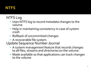 Ntfs and computer forensics | PPTX