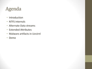 Ntfs forensics | PPT