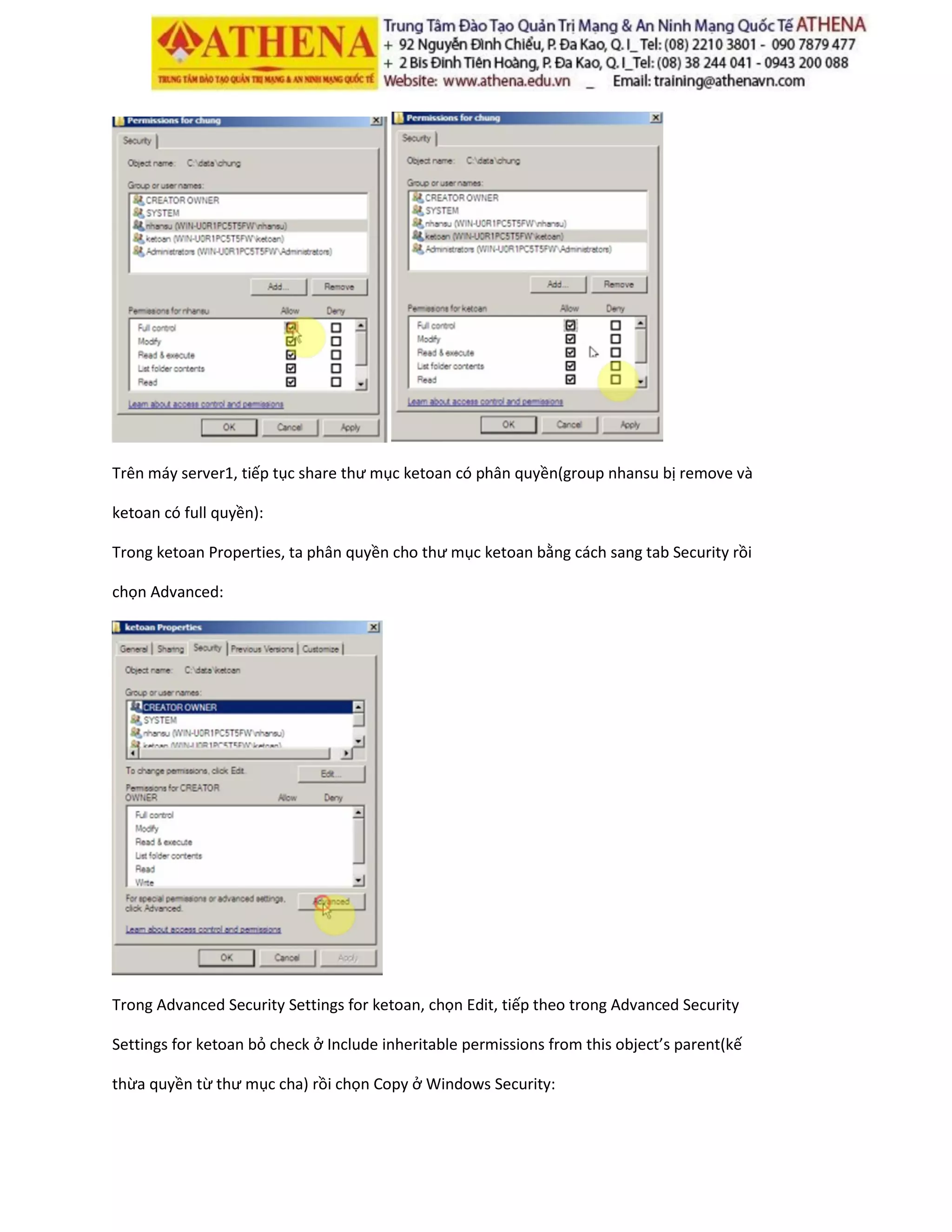 Ntfs permission | PDF