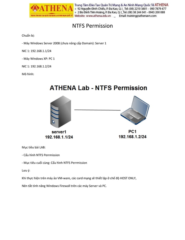 Ntfs permission | PDF