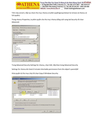 Ntfs permission | PDF