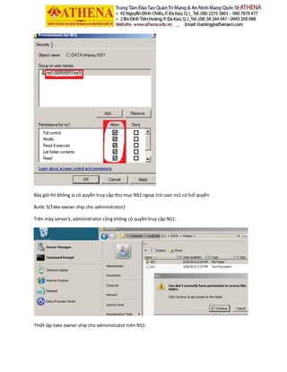 Ntfs permission | PDF