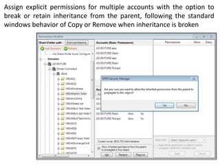 NTFS Security and Permissions Management Solution | PPT