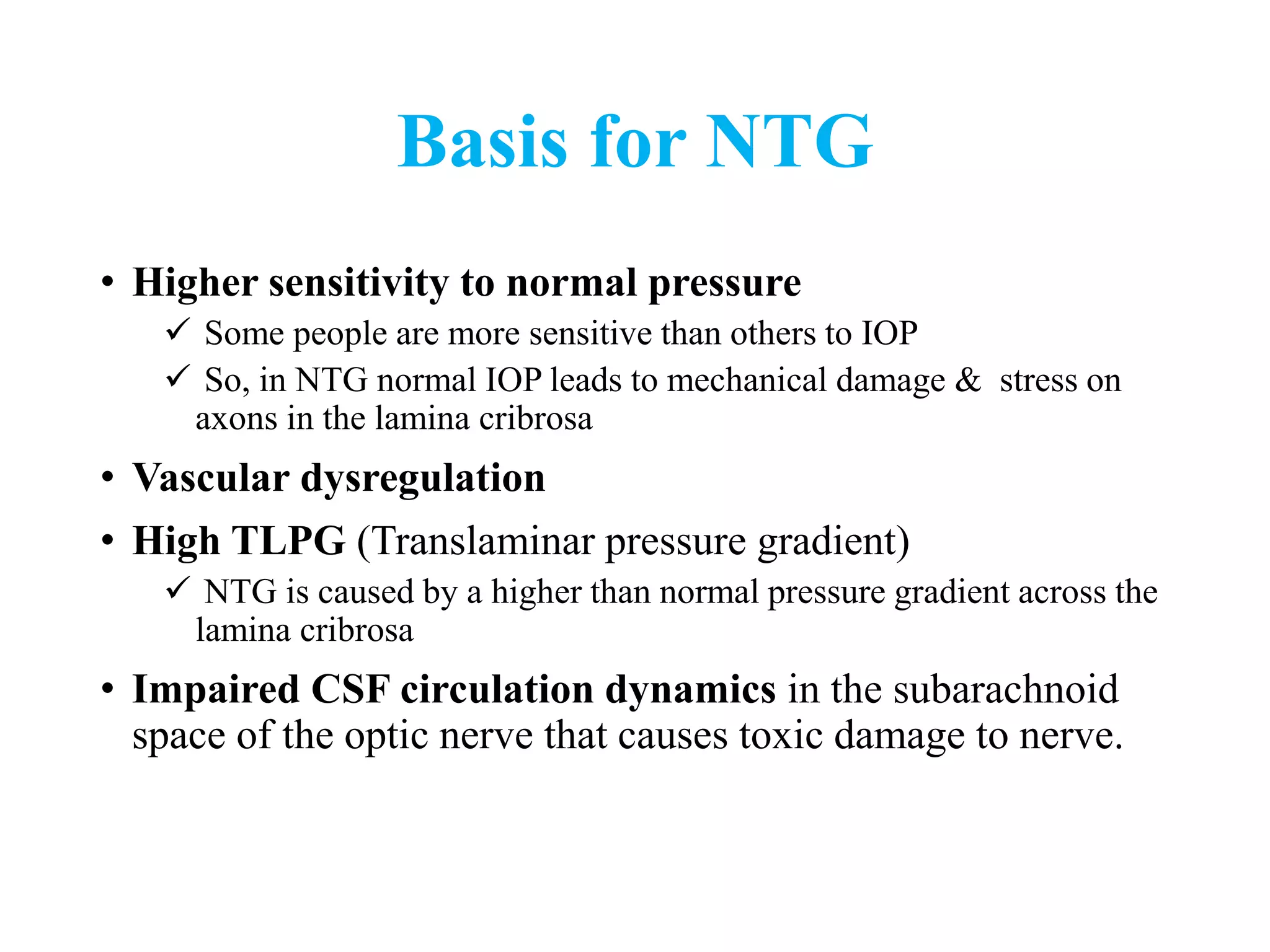 NORMAL TENSION GLAUCOMA "An exception in the glaucoma family" | PPTX
