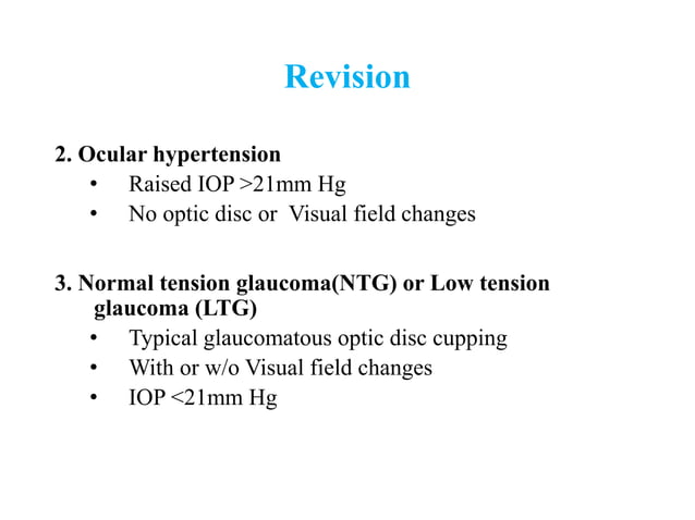 NORMAL TENSION GLAUCOMA "An exception in the glaucoma family" | PPTX ...
