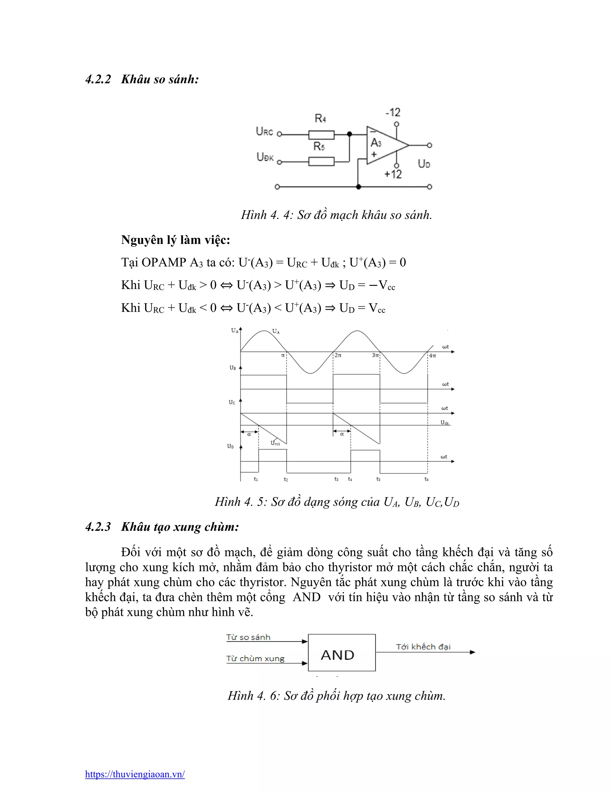 Đồ án Thiết kế bộ chỉnh lưu hình cầu 1 pha kép để điều khiển tốc độ động cơ điện 1 chiều kích từ ...