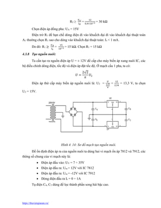 Đồ án Thiết kế bộ chỉnh lưu hình cầu 1 pha kép để điều khiển tốc độ động cơ điện 1 chiều kích từ ...