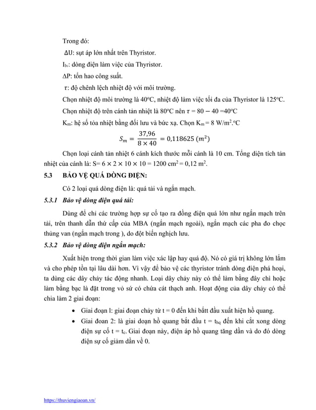Đồ án Thiết kế bộ chỉnh lưu hình cầu 1 pha kép để điều khiển tốc độ động cơ điện 1 chiều kích từ ...
