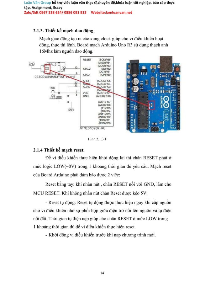 Đồ án Thiết kế chế tạo máy rửa tay sát khuẩn tự động sử dụng chip Arduino | DOC