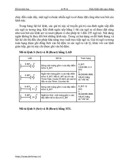 Đồ án Thiết kế hệ thống điều khiển đèn giao thông tại ngã tư dùng bộ điều khiển PLC S7 - 200 | PDF