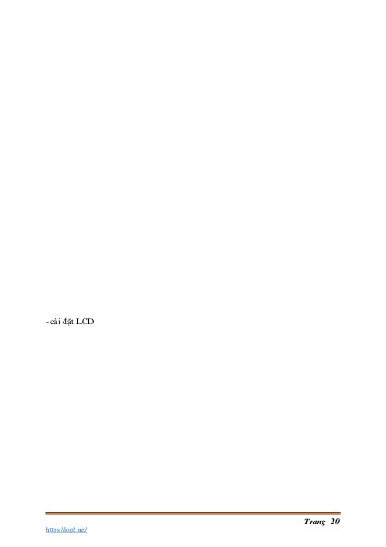 Đồ án Thiết kế hệ thống đo nhiệt độ sử dụng cảm biến LM35 | PDF