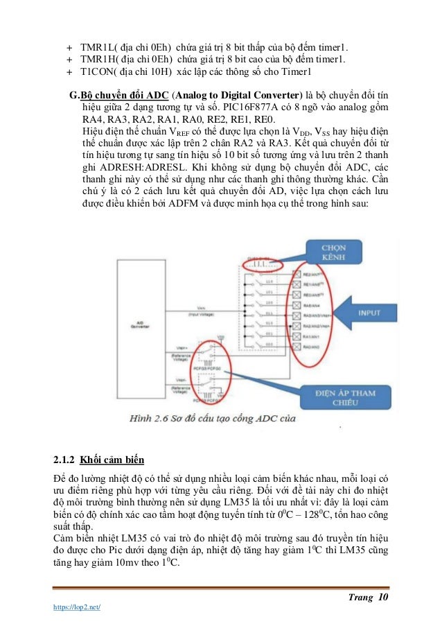 Đồ án Thiết kế hệ thống đo nhiệt độ sử dụng cảm biến LM35 | PDF