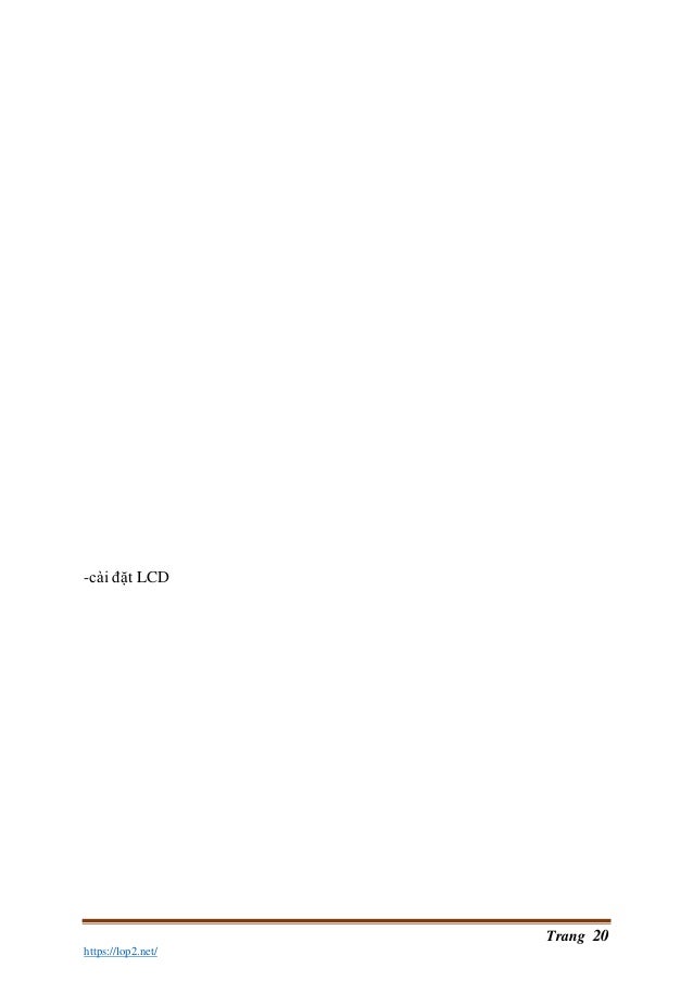 Đồ án Thiết kế hệ thống đo nhiệt độ sử dụng cảm biến LM35 | PDF