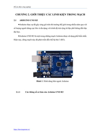 Đồ án Thiết kế hệ thống tưới cây tự động sử dụng Arduino | PDF