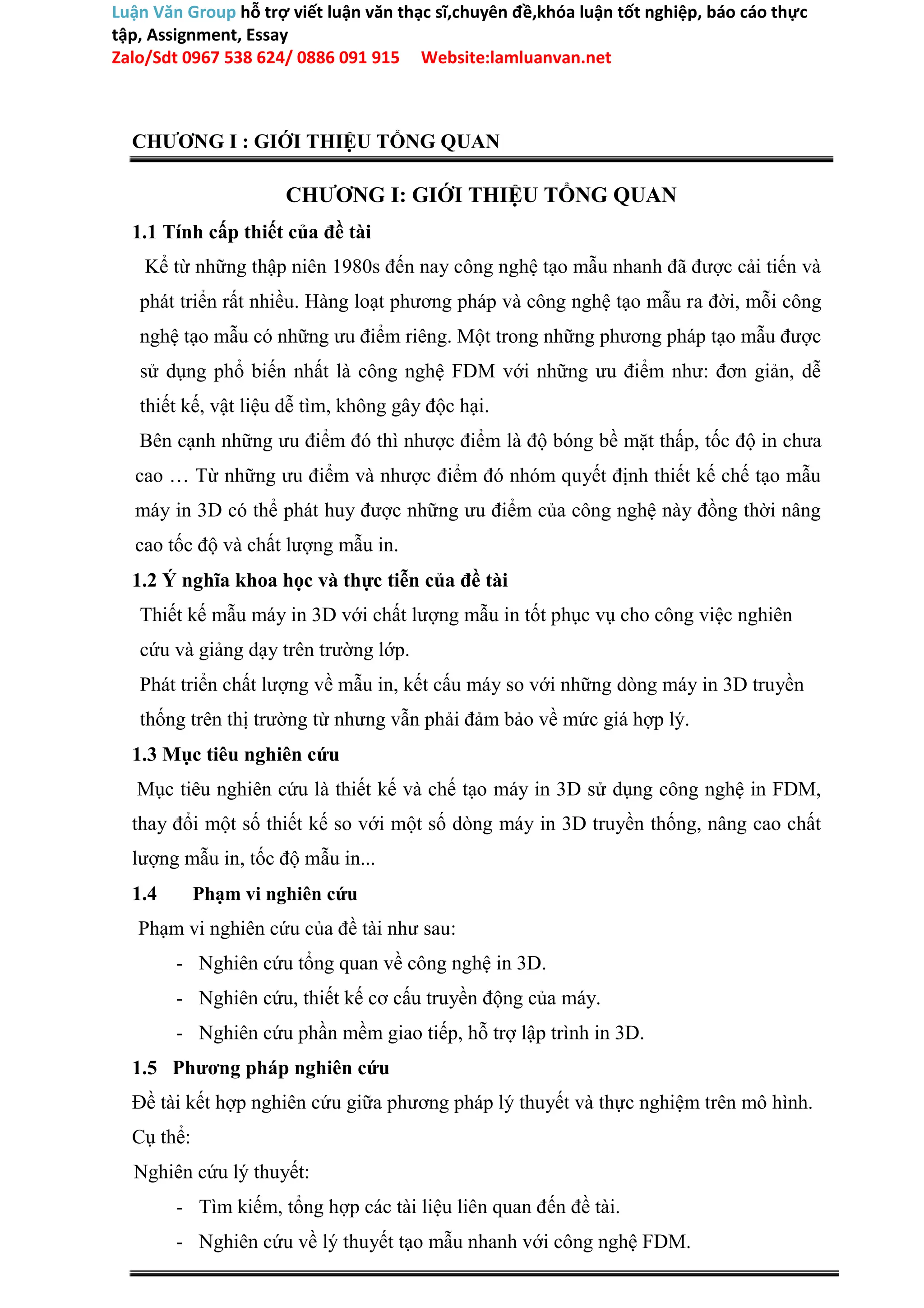 ĐỒ Án TỐt NghiỆp ThiẾt KẾ MÔ HÌnh MÁy In 3d Pdf