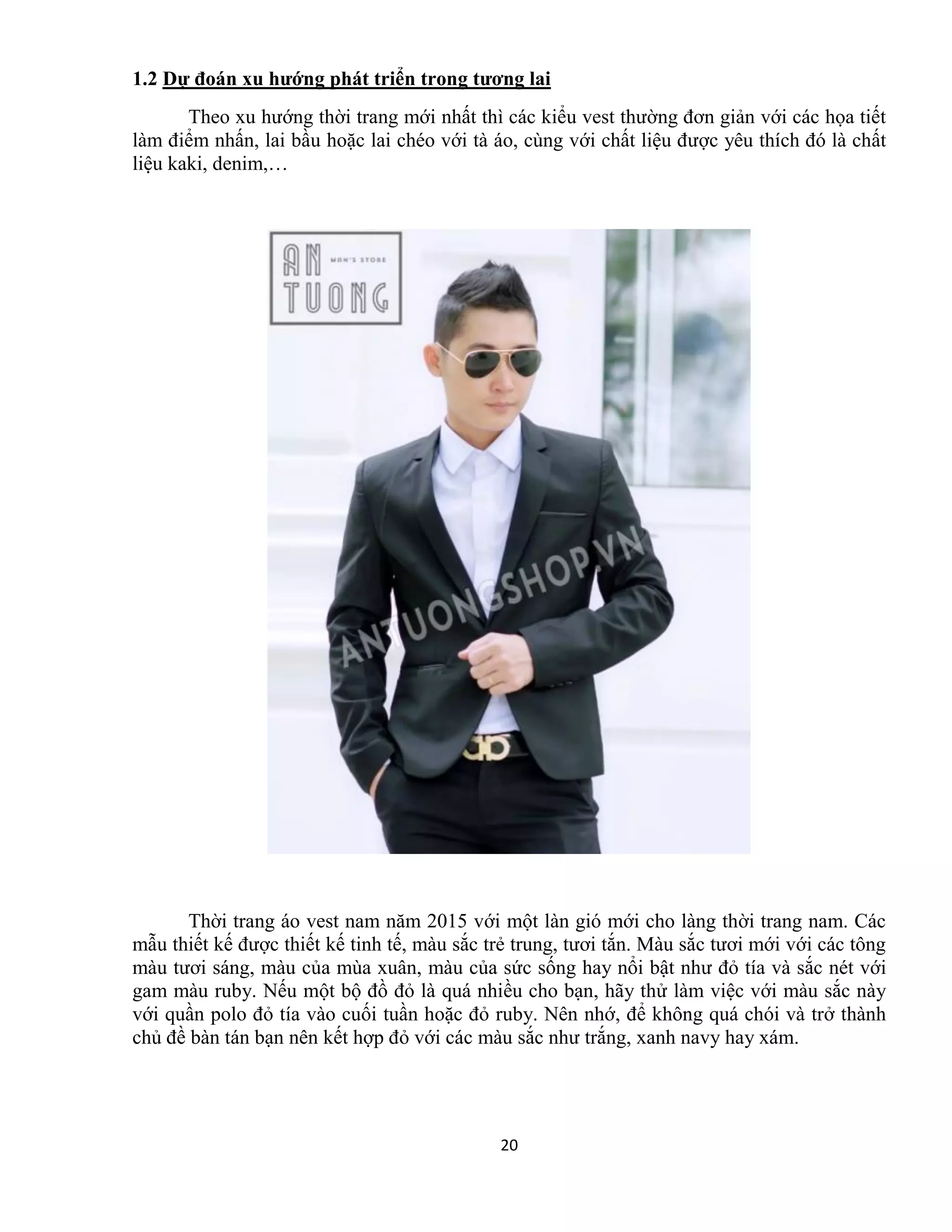 đồ áN thiết kế áo vest phương pháp thiết kế và quy trình lắp ráp | PDF