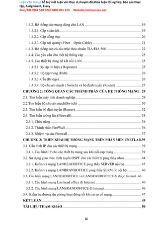 ĐỒ ÁN THIẾT KẾ, XÂY DỰNG HỆ THỐNG MẠNG CHO DOANH NGHIỆP VỪA VÀ NHỎ VÀ TRIỂN KHAI HỆ THỐNG MẠNG ...