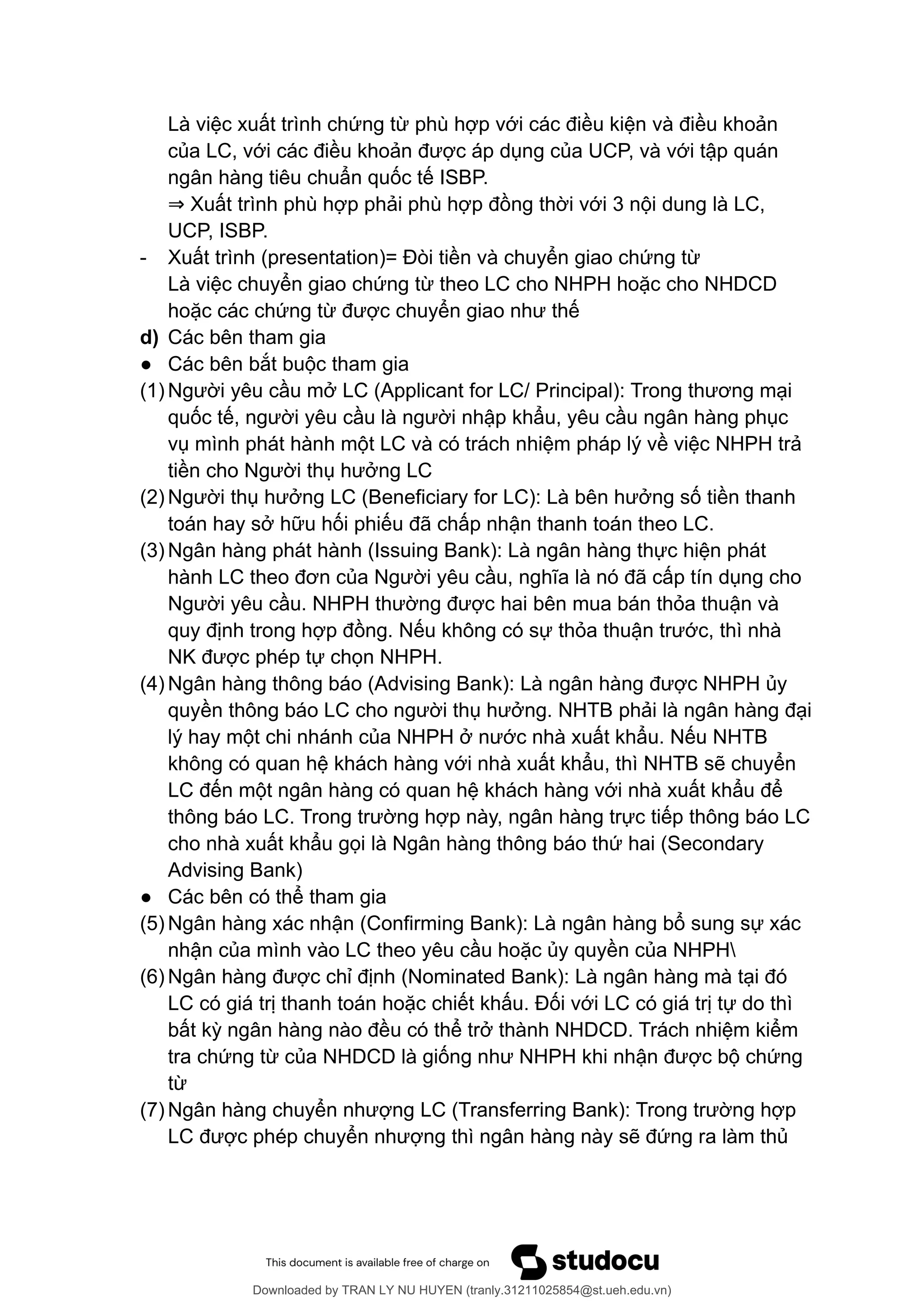 ôn thi thanh toán quốc tế cuối kỳ 2023.pdf