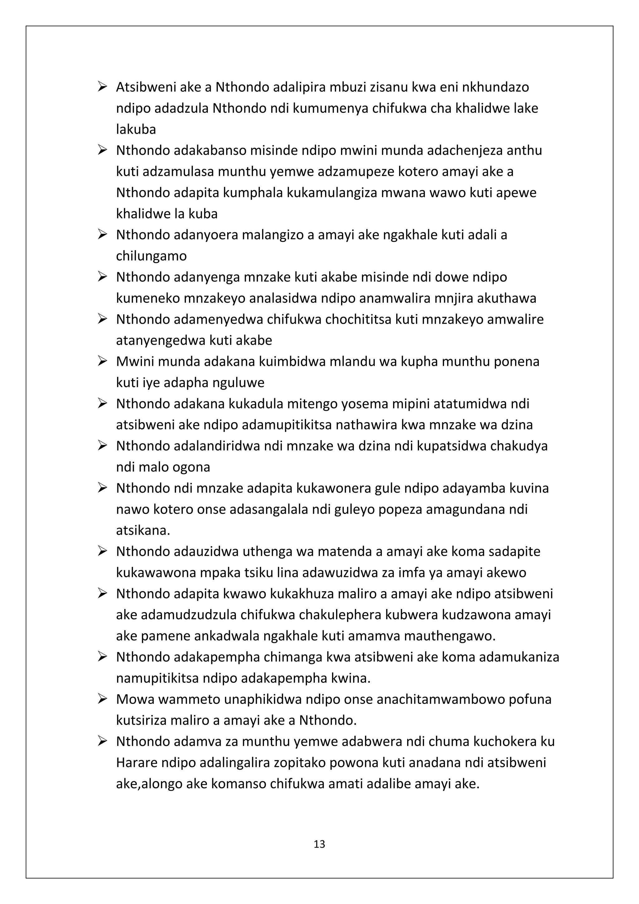 Nthondo_PDF.pdf for Malawian secondary school s | PDF