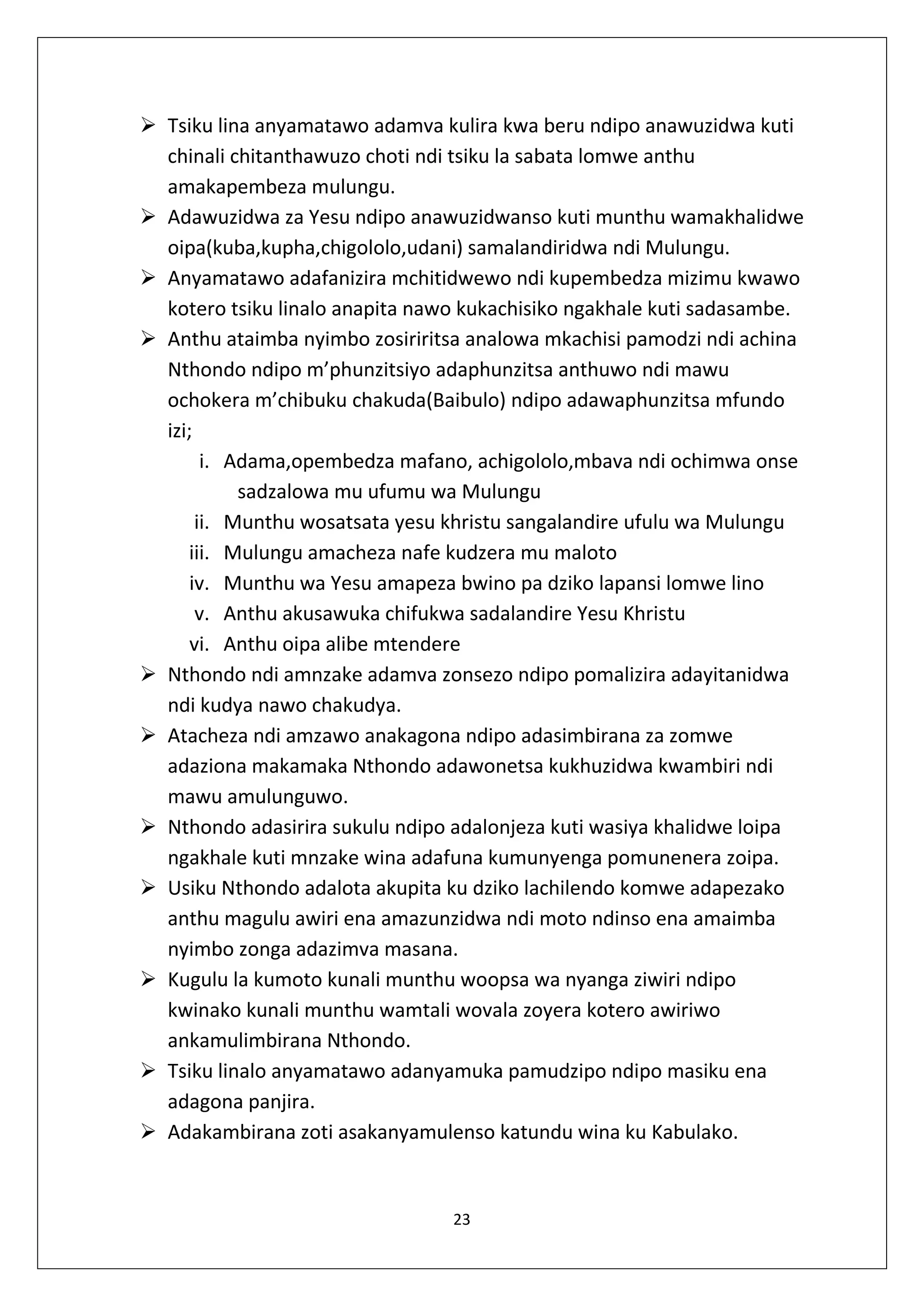 Nthondo_PDF.pdf for Malawian secondary school s | PDF