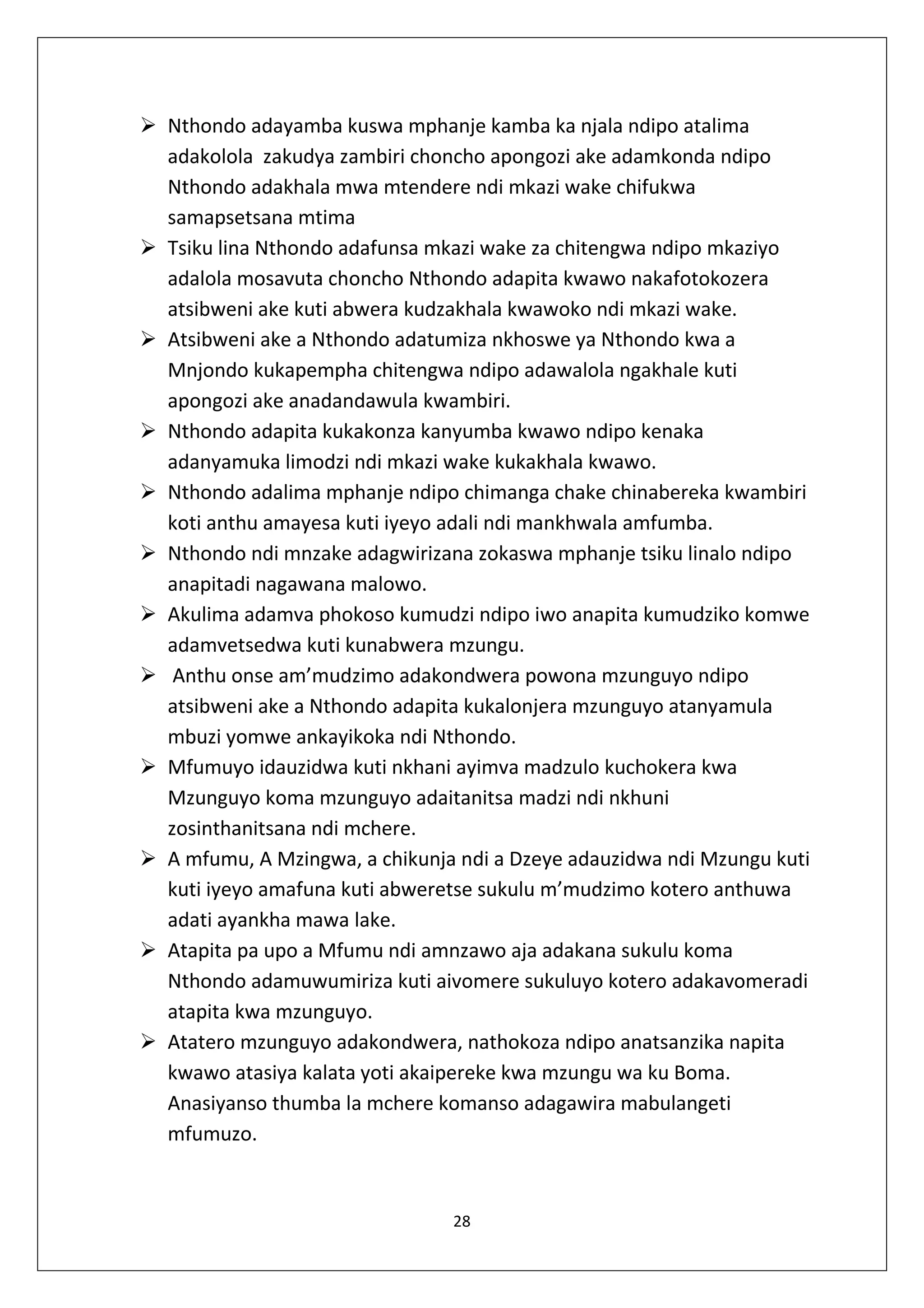 Nthondo_PDF.pdf for Malawian secondary school s | PDF