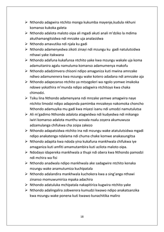 Nthondo_PDF.pdf for Malawian secondary school s | PDF