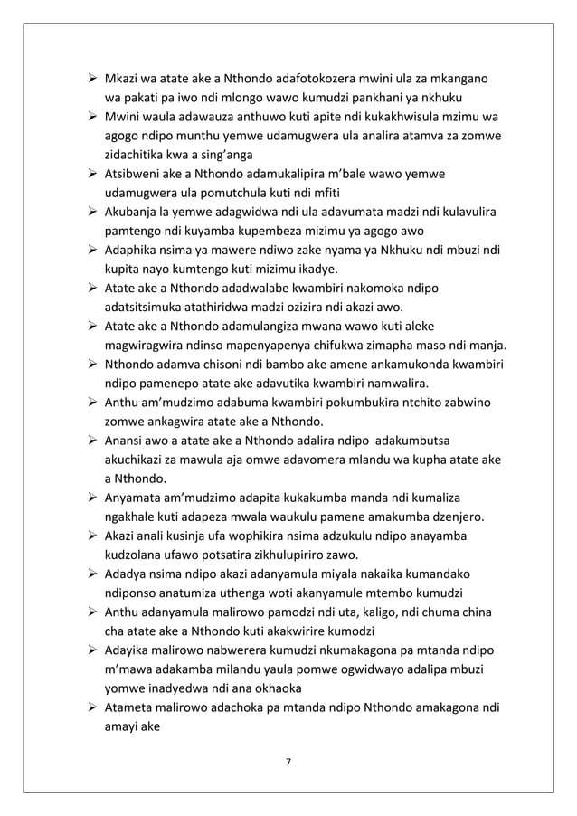 Nthondo_PDF.pdf for Malawian secondary school s | PDF