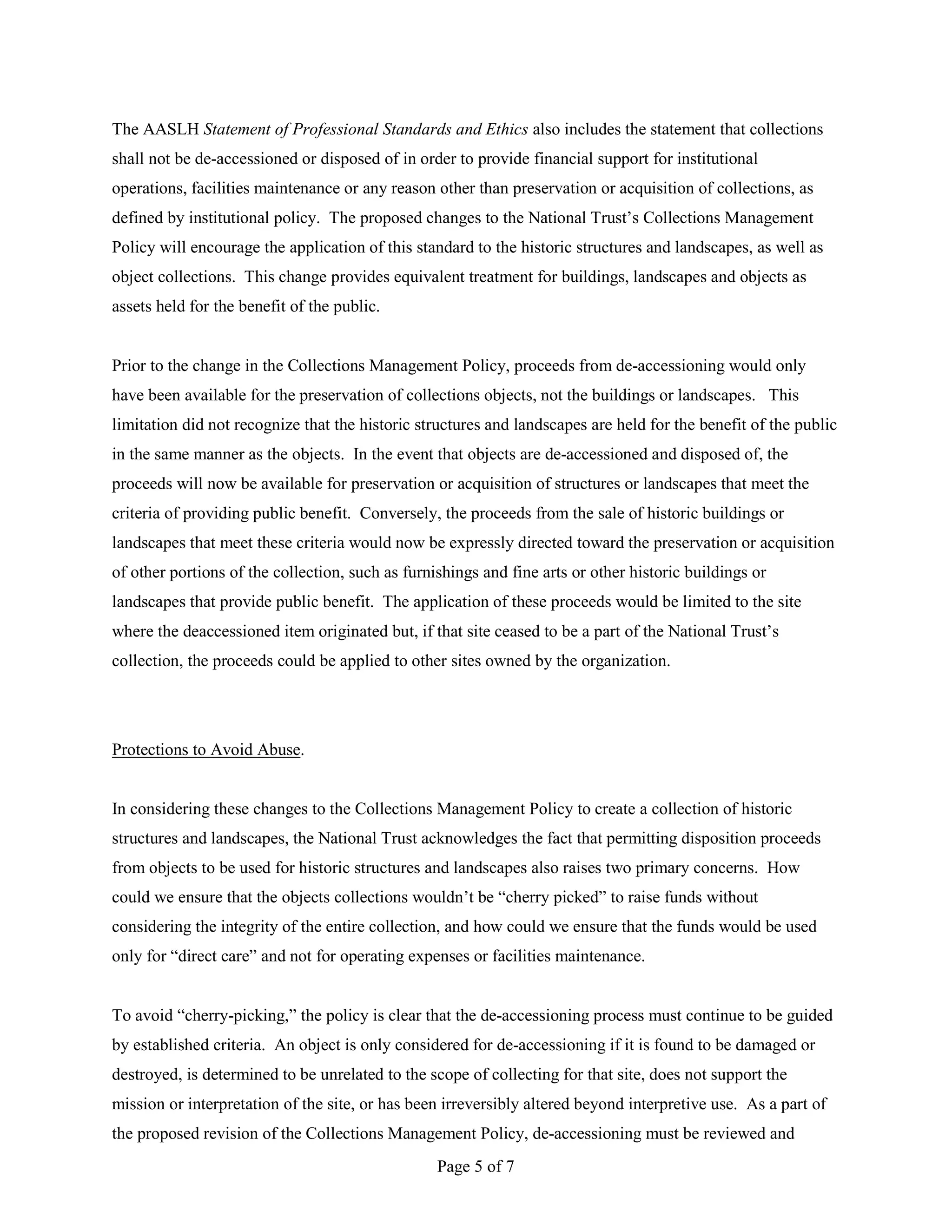 Forum Journal (Summer 2014): Collections Policy Position Paper | PPT