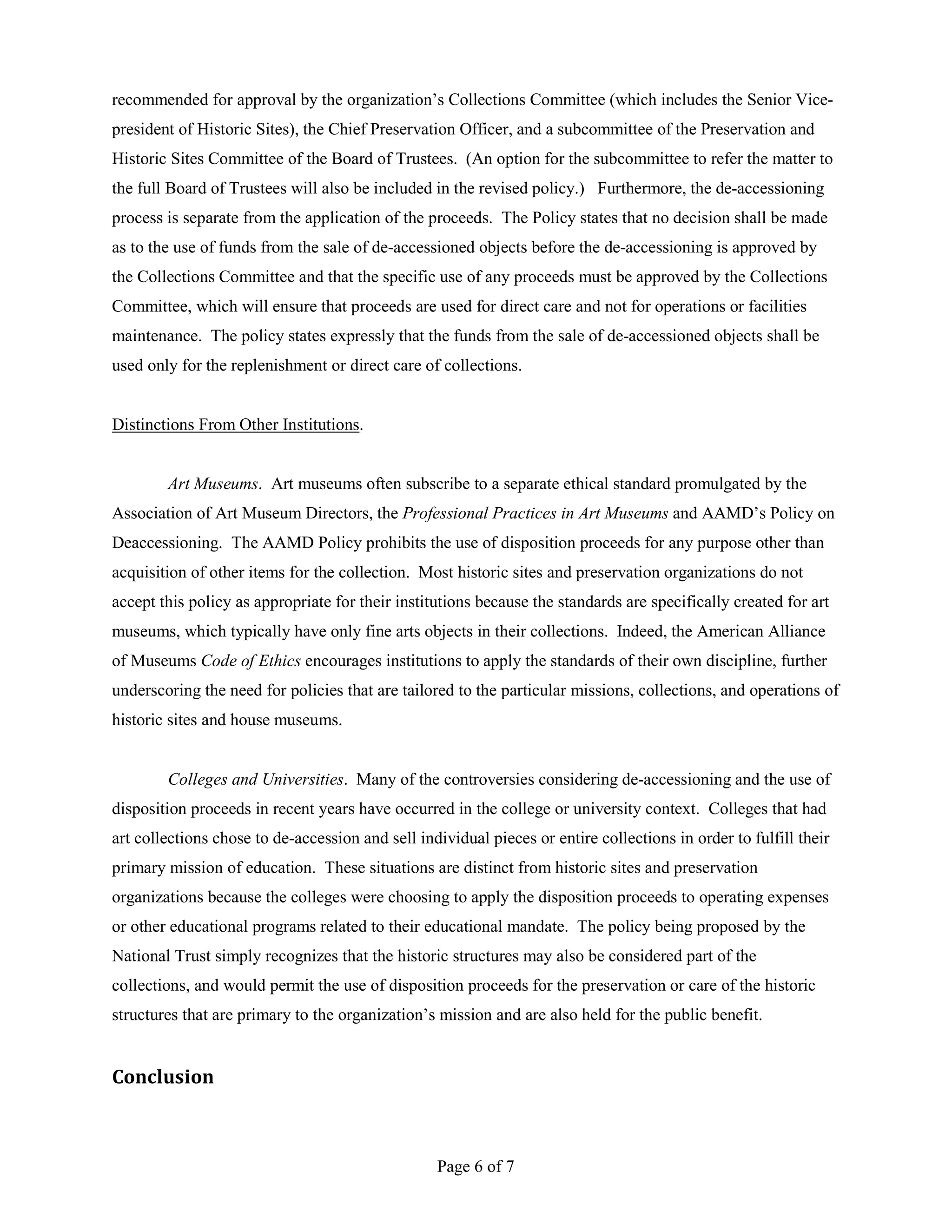 Forum Journal (Summer 2014): Collections Policy Position Paper | PPT