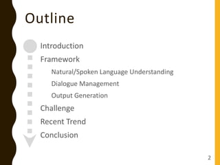 Deep Learning for Dialogue Modeling - NTHU | PPT