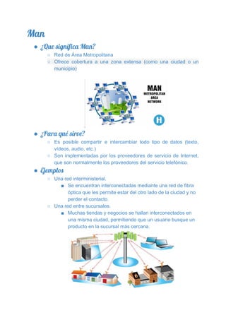 clasificacion de redes segun su alacance | PDF