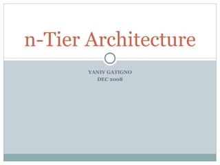 Multi Tier Architecture | PPS