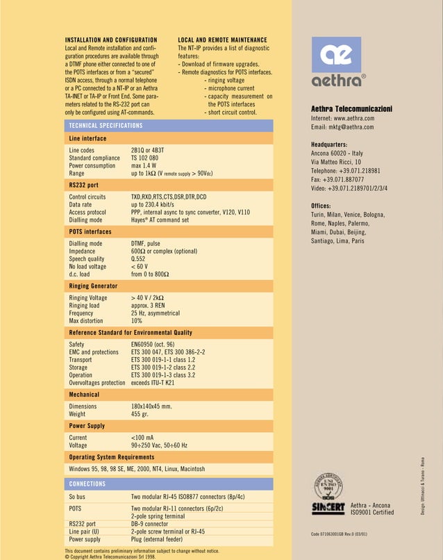 Nt ip brochure | PDF