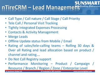 CRM Software in India - SunSmart Technologies | PPTX