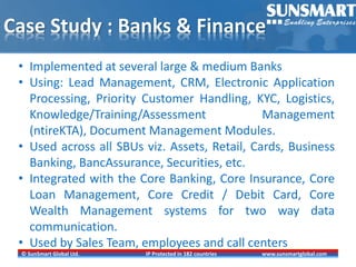 CRM Software in India - SunSmart Technologies | PPTX