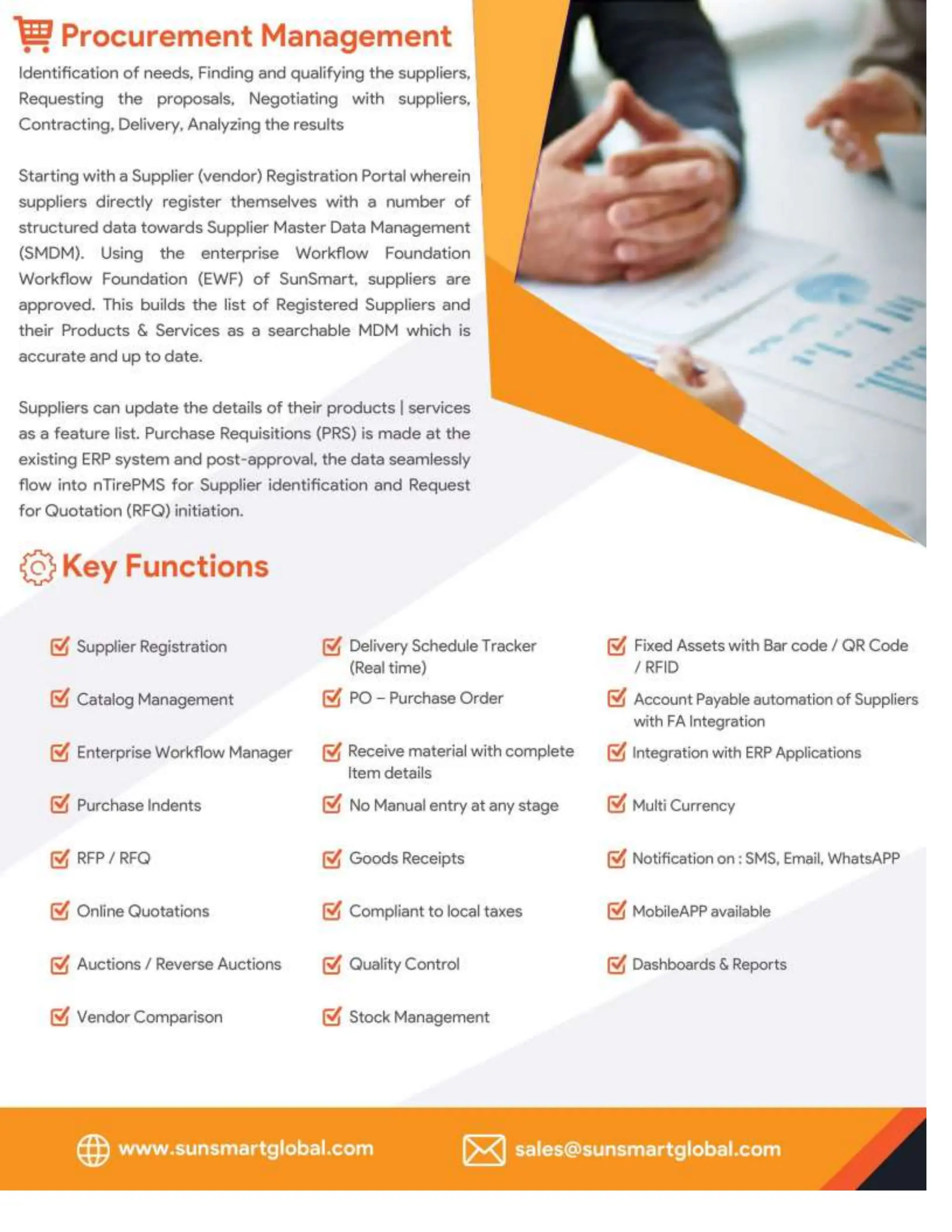 nTirePMS - Procurement Management System SunSmart Technologies | PDF
