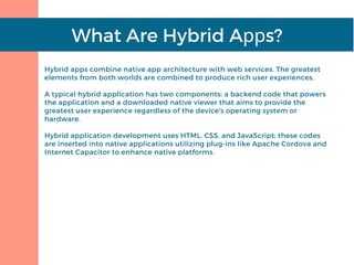 Confused about Native vs Hybrid vs Cross-Platform ? | PPT