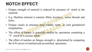 Failure mechanics: Fatigue Failure | PPTX