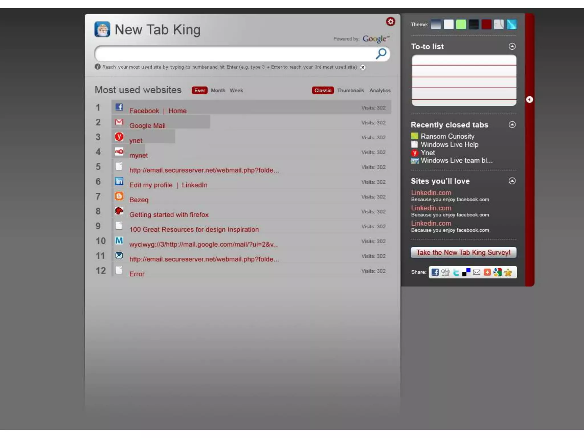 New Tab King 3.0 | PPTX