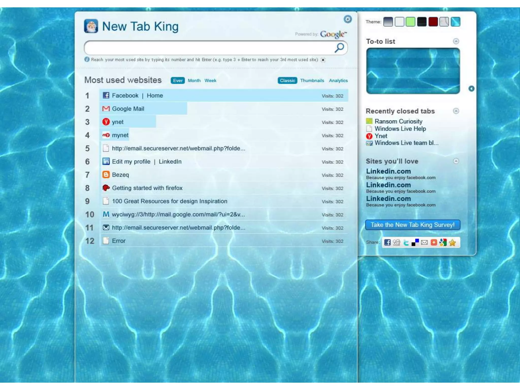 New Tab King 3.0 | PPTX