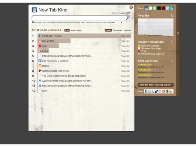 New Tab King 3.0 | PPT