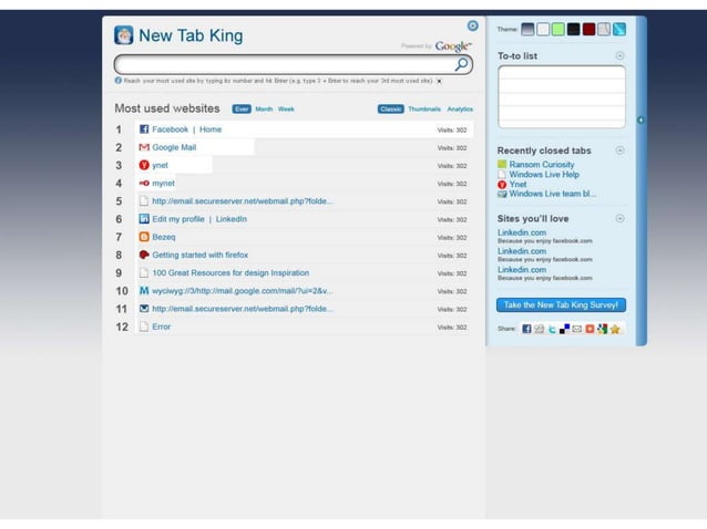 New Tab King 3.0 | PPT