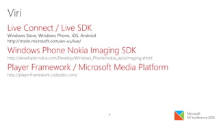 Developing multimedia applications for Windows 8.x and Windows Phone | PPTX