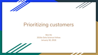 Customer Prioritization | PPTX