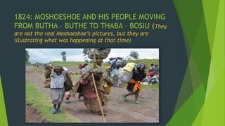 LITTLE ABOUT LESOTHO FROM THE TIME MOSHOESHOE THE FIRST WAS BORN | PPTX
